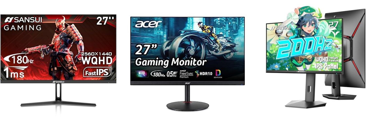 Top 5 27" WQHD Gaming Monitors: Your Best Picks