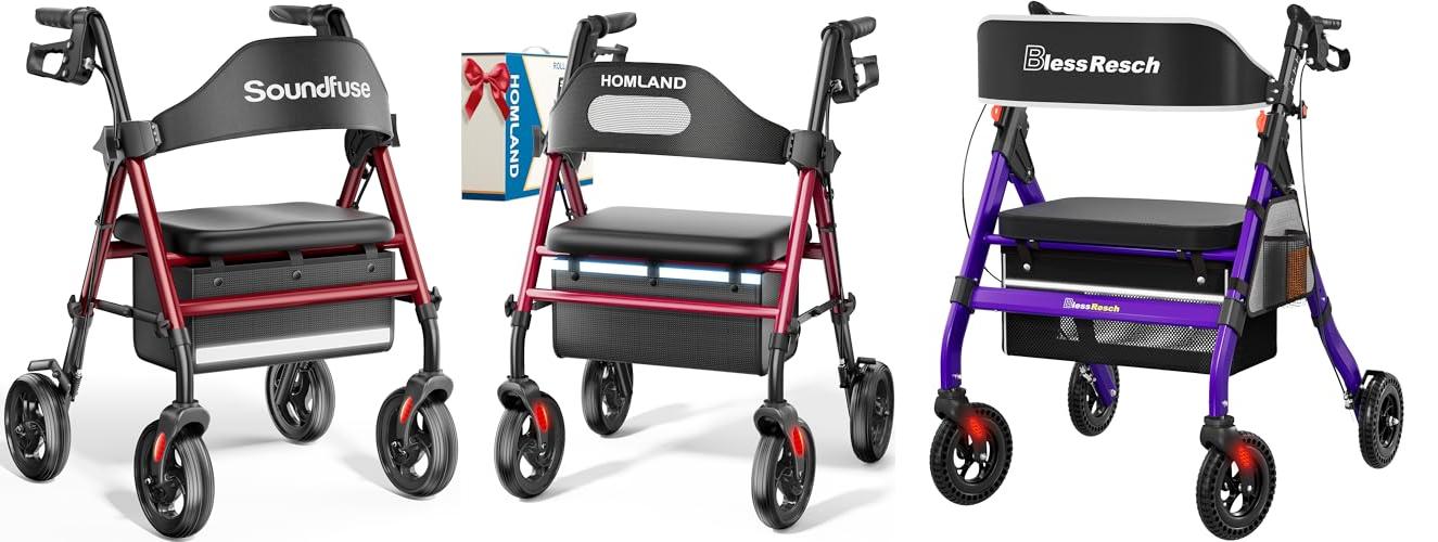 Top 5 Heavy Duty Walkers With Seat & Wheels Guide